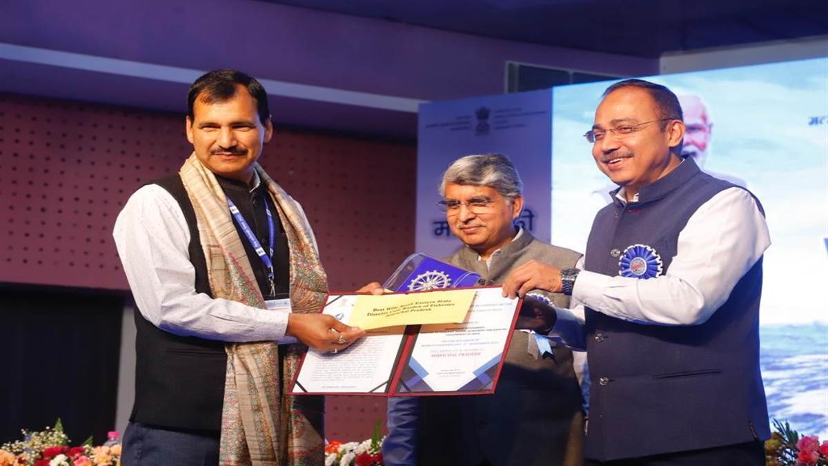 विश्व मत्स्य दिवस-2022 में सतपाल मेहता ने ग्रहण किया पहाड़ी राज्यों की ...