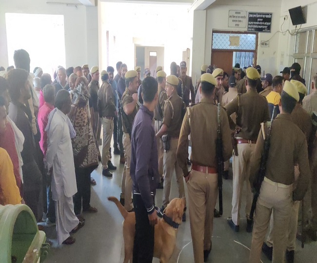 हिस्ट्रीशीटर सुनील राठी की अदालत में पेशी, छावनी में तब्दील हुई कचहरी ...