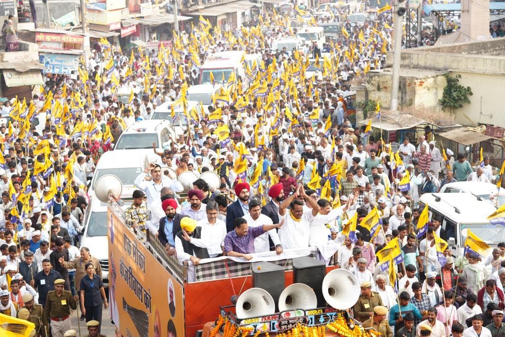 Rajasthan Election 2023: अरविंद केजरीवाल और मान ने किया रोड शो, बोले ...