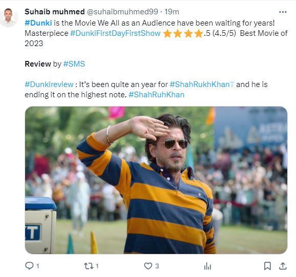 Dunki Twitter Review: दर्शकों को आया मजा या हुए बोर? डंकी पर जनता ने ...