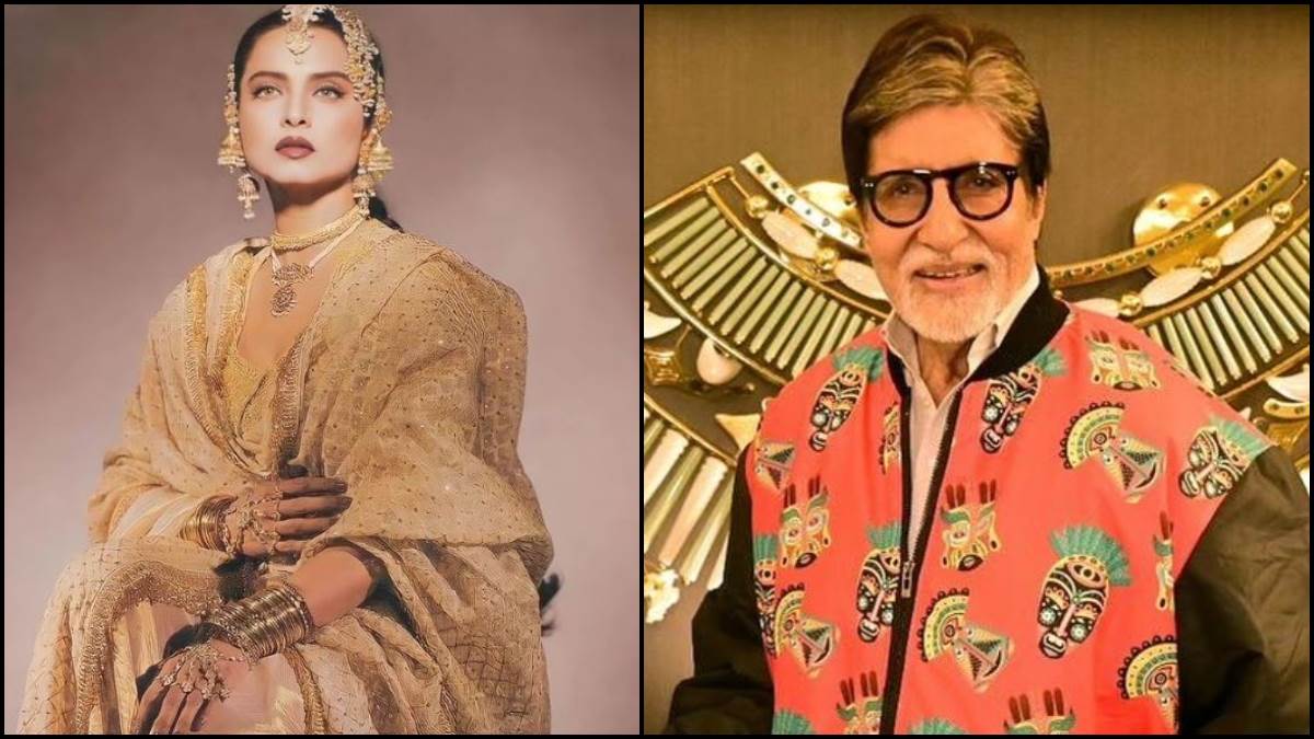 Amitabh Bachchan ने Rekha के साथ शेयर की थ्रोबैक फोटो, बोले- 'इसके पीछे ...