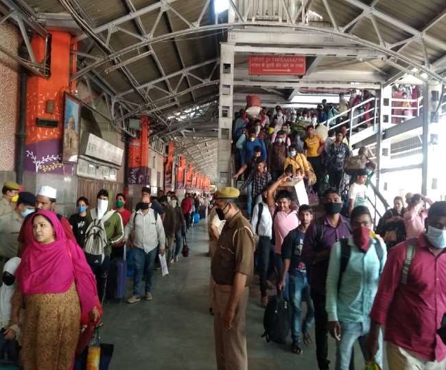 Janta Curfew : 49 ट्रेनों से लखनऊ पहुंचे 25 हजार यात्री-शांति भंग ...