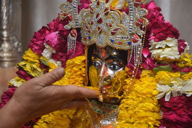 वाराणसी में मंगल गीतों के बीच माता गौरा को लगाई हल्दी, रंगभरी एकादशी पर ...