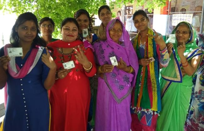 सखी बूथ पर भी नहीं उमड़े मतदाता - Not even voter voters at Sakhi booth