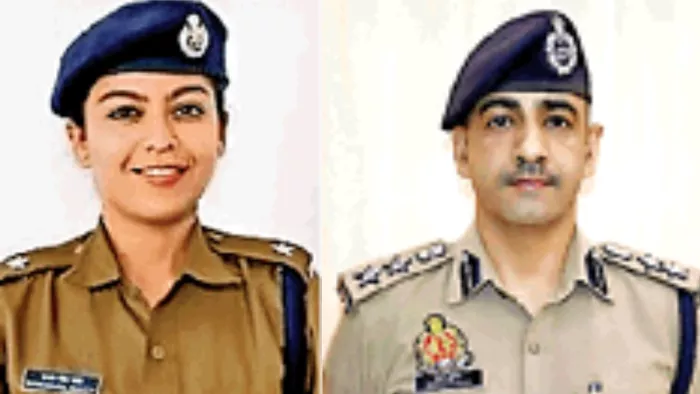 Prayagraj : प्रयागराज के नए डीसीपी पवन कुमार और श्रद्धा नरेंद्र पांडेय ...