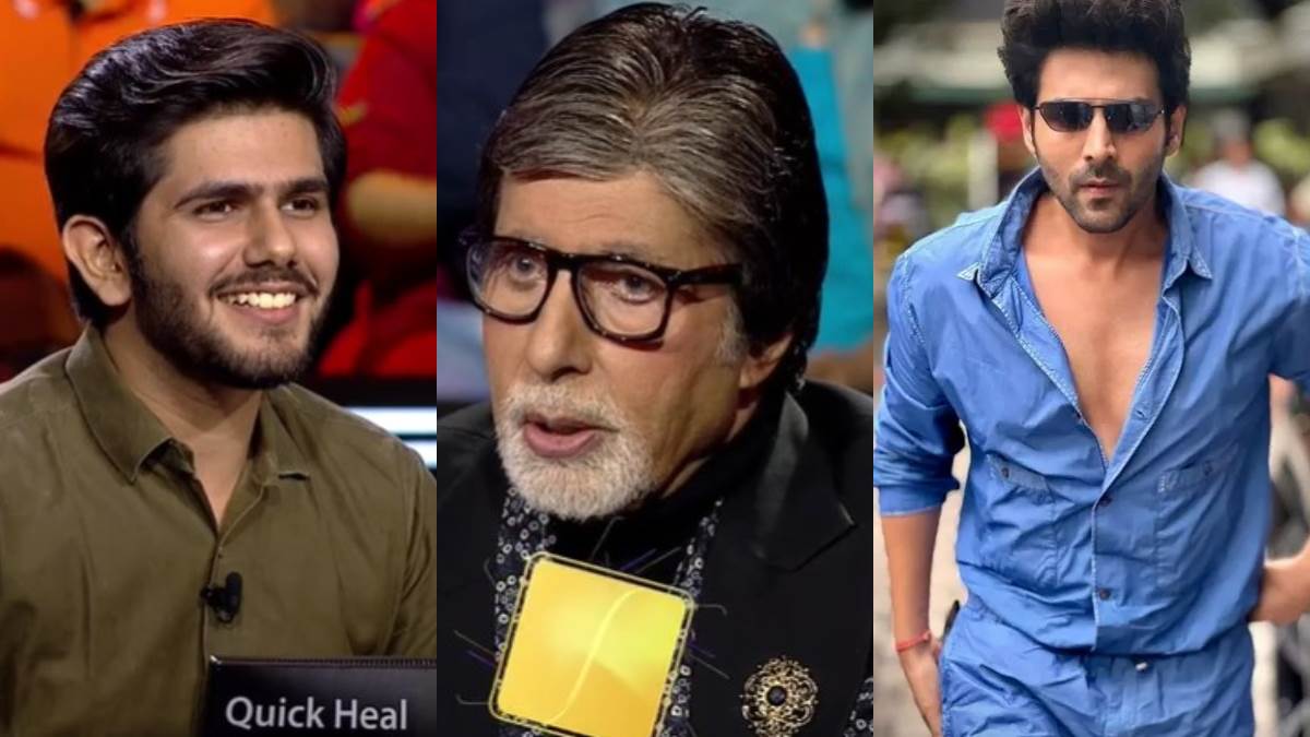 Kartik Aaryan का हमशक्ल पहुंचा करोड़पति बनने, KBC 14 में एक्टर की ...