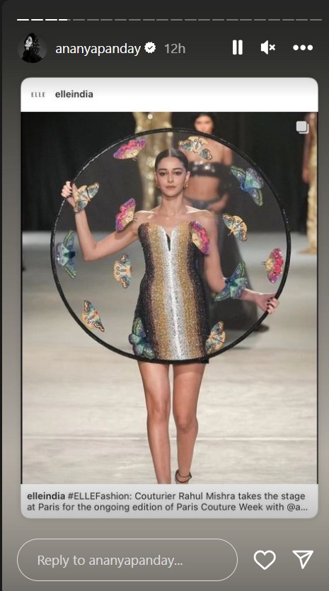 'मच्छरदानी' ड्रेस पहनकर Ananya Pandey ने पेरिस में दिखाया फैशन का जलवा ...