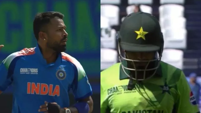 IND vs PAK: हार्दिक पांड्या ने बाबर आजम का उड़ाया मजाक, देखता रह गया पाकिस्तानी बल्लेबाज, देखें ...