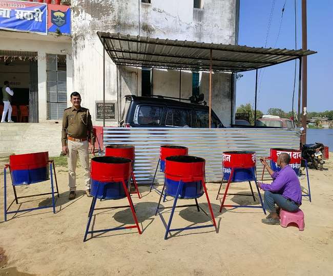 मधुबनी के सकरी थानाध्यक्ष सार्वजनिक जगहों पर लगवा रहे कूड़ेदान, यहां से ...