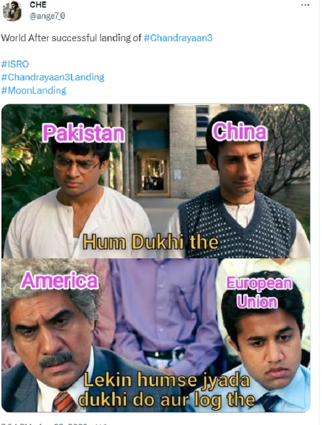 Chandrayaan Related Memes: सोशल मीडिया पर आई फनी मीम्स की बाढ़ ...