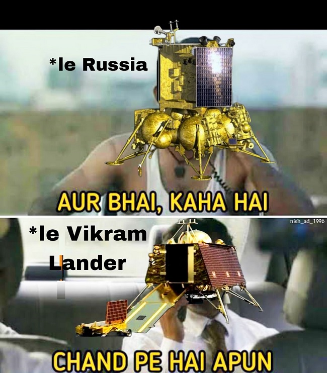 Chandrayaan Related Memes: सोशल मीडिया पर आई फनी मीम्स की बाढ़ ...