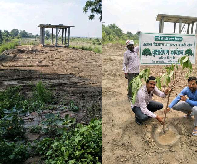 दिल्ली : सभापुर गांव के युवाओं ने पैसे इकट्ठा कर तैयार किया श्मशान घाट ...