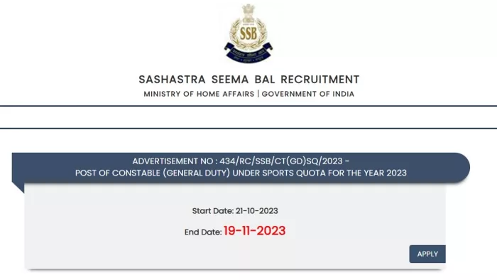 SSB GD Constable Notification 2023: एसएसबी जीडी कॉन्स्टेबल परीक्षा ...