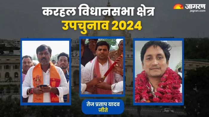 Karhal एक बार फिर से सपा के हिस्से, तेज प्रताप ने फूफा अनुजेश को दी मात ...