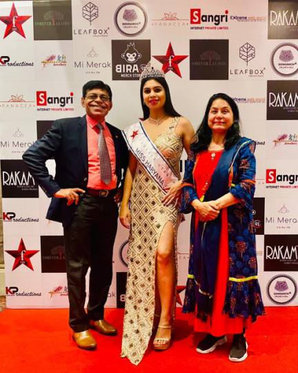 हिसार की श्रुति ने जयपुर में जीता मिस हरियाणा का खिताब - Shruti from ...