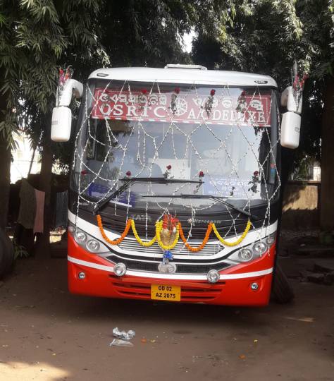 राउरकेला- भुवनेश्वर सरकारी बस सेवा शुरू - bus service from rourkela