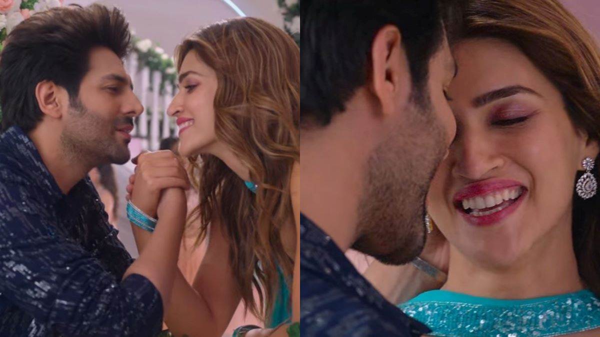 Shehzada Song Chedkhaniyan: कृति सेनन संग कार्तिक आर्यन ने की 'छेड़खानियां', रोमांटिक केमिस्ट्री ...