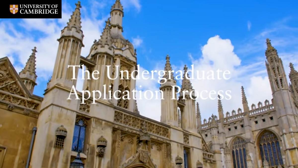 Cambridge University Admission 2022: Know Steps to Apply Online for UG ...