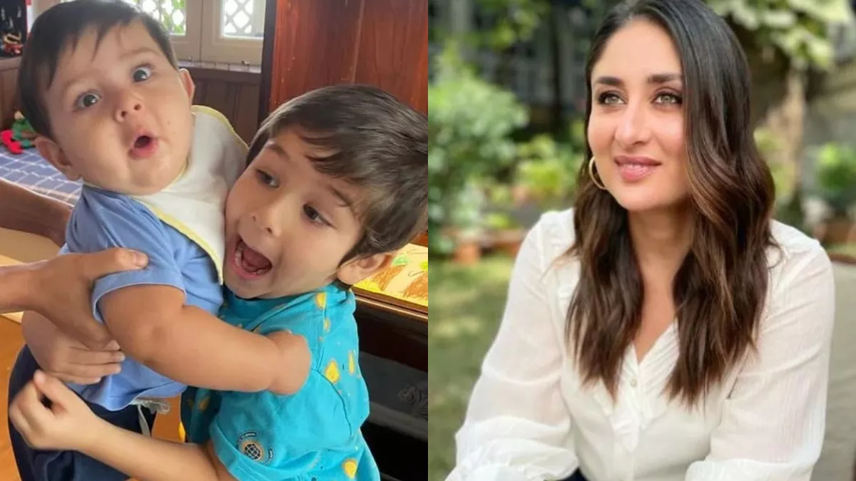 Kareena Kapoor के लाडले जेह और तैमूर की टी-शर्ट पर लिखा कुछ ऐसा, मुड़ ...