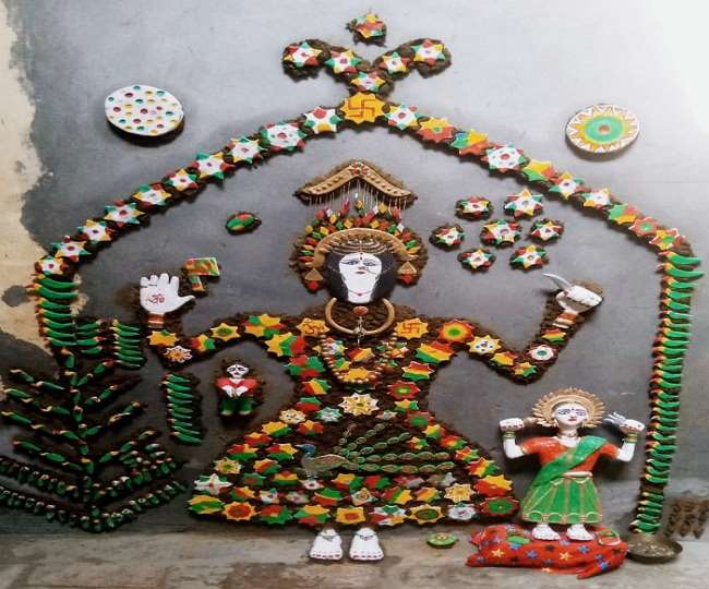 Sanjhi Competition: सांझी प्रतियोगिता में खूब दिखी लोक परम्परा की छाप ...