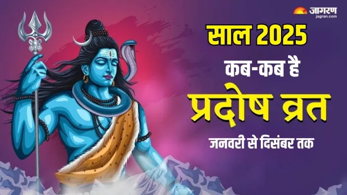 Pradosh Vrat 2025 List: साल 2025 में कब-कब है प्रदोष व्रत? यहां नोट ... Pradosh Vrat 2025 List: साल 2025 में कब-कब है प्रदोष व्रत? यहां नोट ...