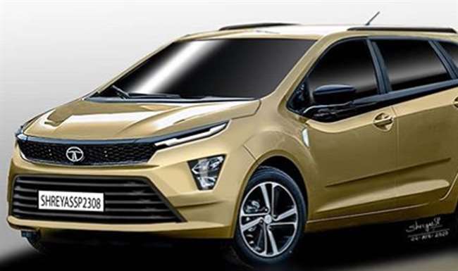 जानें दिखने में कैसी हो सकती है Tata की 7-सीटर कार, Maruti Ertiga को ...