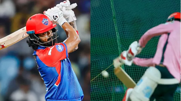 सावधान RCB! मुकाबले से पहले केएल राहुल की 'बल्‍ला तोड़ प्रैक्टिस ...