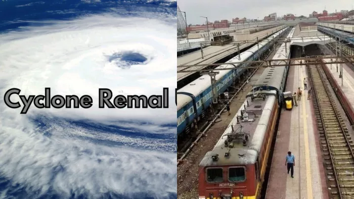 Cyclone Remal को लेकर रेलवे अलर्ट, लंबी दूरी की छह ट्रेनें रद्द; एक को ...