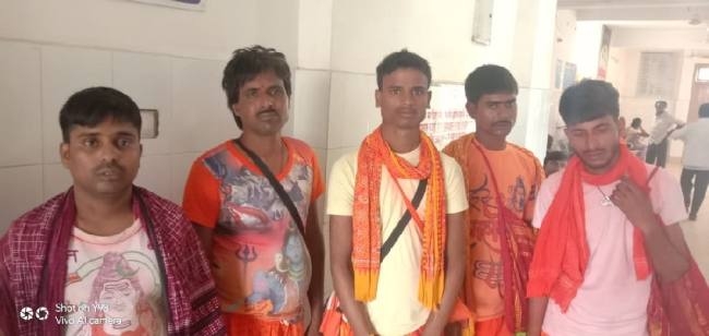 वृद्ध महिला श्रद्धालु की मौत