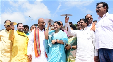 शंखनाद के साथ धनोखर चक्रतीर्थ का लोकार्पण - Dhanokhar Chakratirtha ...