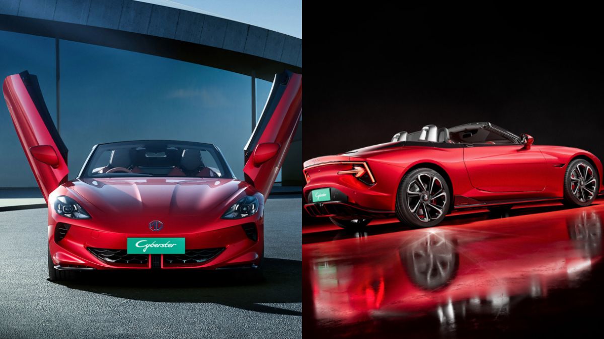 MG Cyberster EV भारत की पहली इलेक्ट्रिक स्पोर्ट्स कार लॉन्च; 580 km की ...