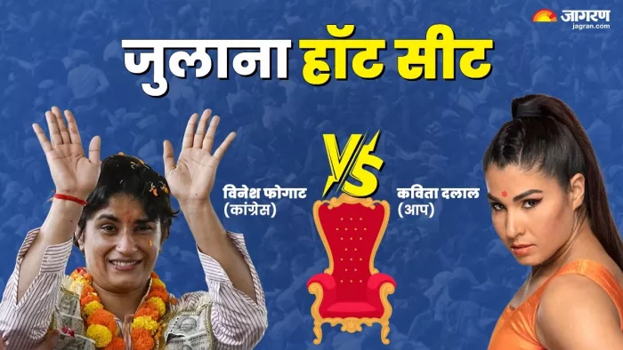 Julana Assembly Seat: जुलाना का दंगल तैयार, विनेश फोगाट के सामने कविता ...
