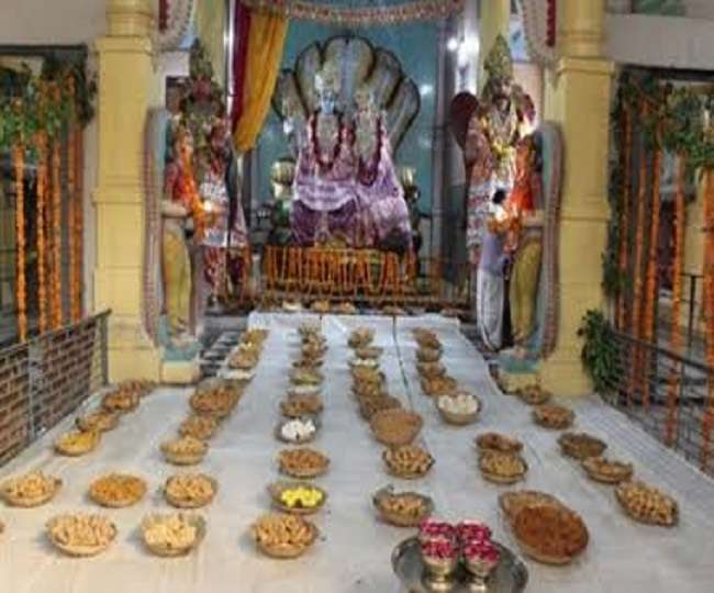 Annakut 2019 History and Importance: अन्नकूट पर्व पर भगवान श्रीकृष्ण को ...