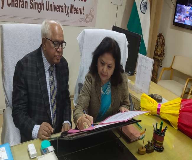 प्रोफेसर संगीता शुक्ला ने संभाला सीसीएसयू की कुलपति का कार्यभार, ए ...