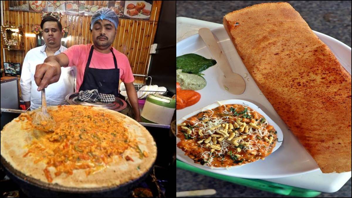 Indori Dosa: इंदौर की इस दुकान में मिलता है सांभर नहीं सेंव की सब्जी के ...
