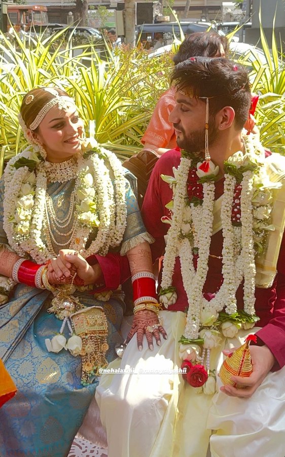 NehaLaxmi Iyer Wedding: इश्कबाज फेम नेहा लक्ष्मी अय्यर ने साउथ रीति ...