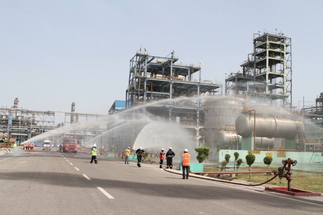 पानीपत नेफ्था क्रैकर में आग के खतरे से निपटने का किया अभ्यास ...