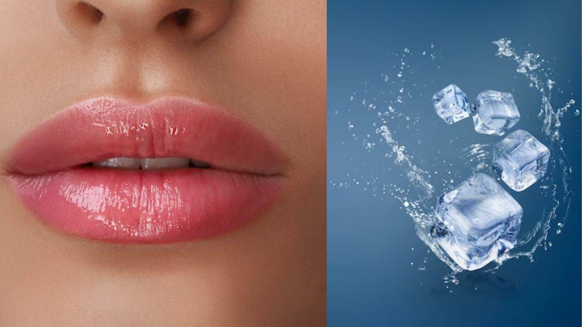 Applying Ice Cube On Lips: गर्मियों में सूखे होंठों से राहत दिलाएगा ...