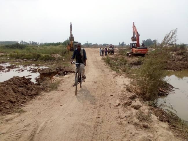 मानसून से पहले टांगरी नदी को साफ करने का काम शुरू