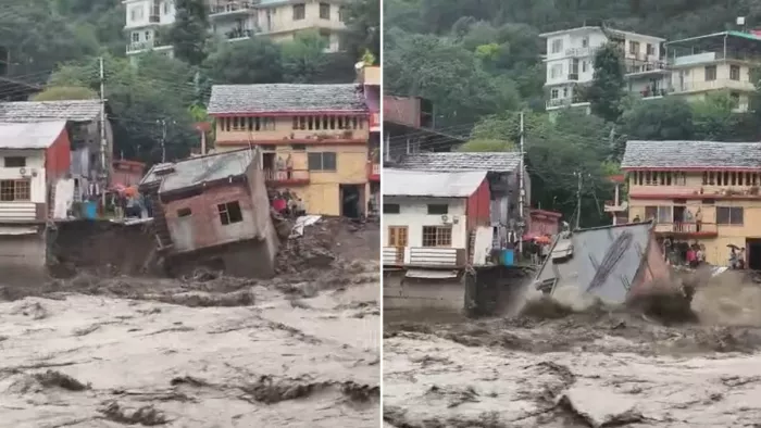 Beas River Flood: ब्यास बहा ले गई 16 भवन; कुल्लू के रामशिला में खाली ...