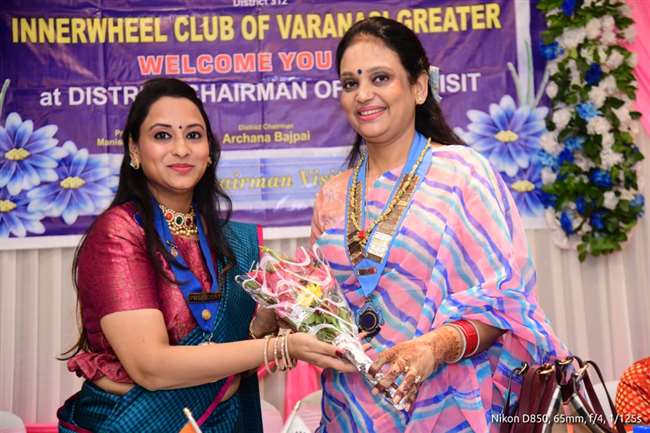 इनरव्हील क्लब अध्यक्ष मनीषा अग्रवाल का महिला सशक्तिकरण की ओर काशी में ...