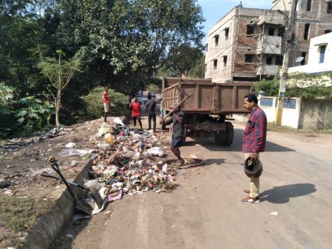 न्यू सिविल टाउनशिप से उठाया गया कचरा - Garbage picked up from New Civil ...