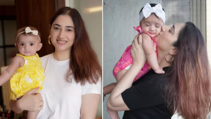 पापा राहुल वैद्य की कॉर्बन कॉपी है Disha Parmar बेटी नव्या, ये प्यारी ...