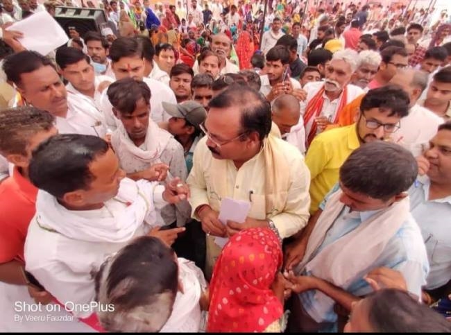 डेढ़ वर्ष में जगनेर के हर घर को मिलने लगेगा गंगाजल - mp rajkumar chahar ...