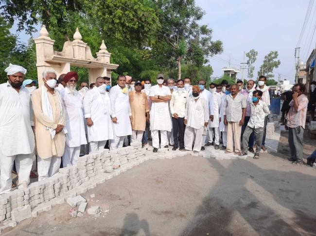 सुभाष नगर में 39 लाख से चल रहे विकास कार्य - Sandeep Jakhar inspected ...