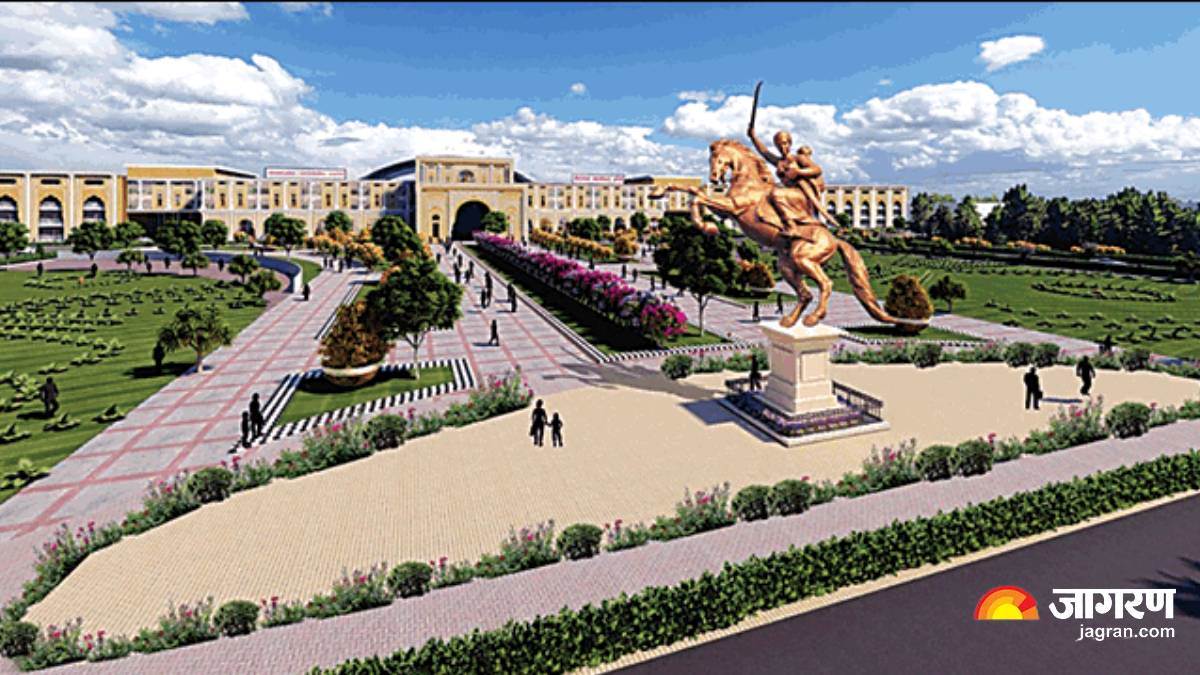 PM ने झांसी रेलवे स्टेशन की इमारत को राजसी स्वरूप में बनाने की दी ...