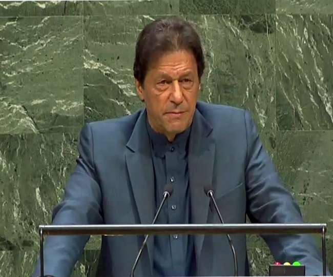 Imran Khan in UN: टाइम खत्‍म होने, सायरन बजने के बाद भी बोलते रहे इमरान ...