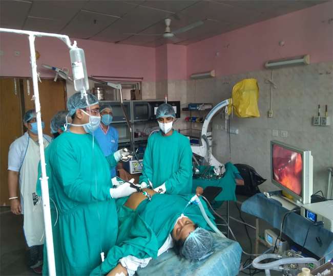 सदर अस्पताल में पहली बार हुई लेप्रोस्कोपिक सर्जरी, गोल ब्लाडर में पथरी ...
