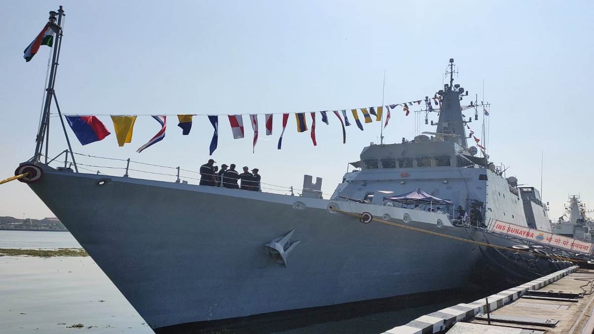सेशेल्स में भारतीय युद्धपोत INS Sunayna ने डाला लंगर, CMF में लेगा भाग ...