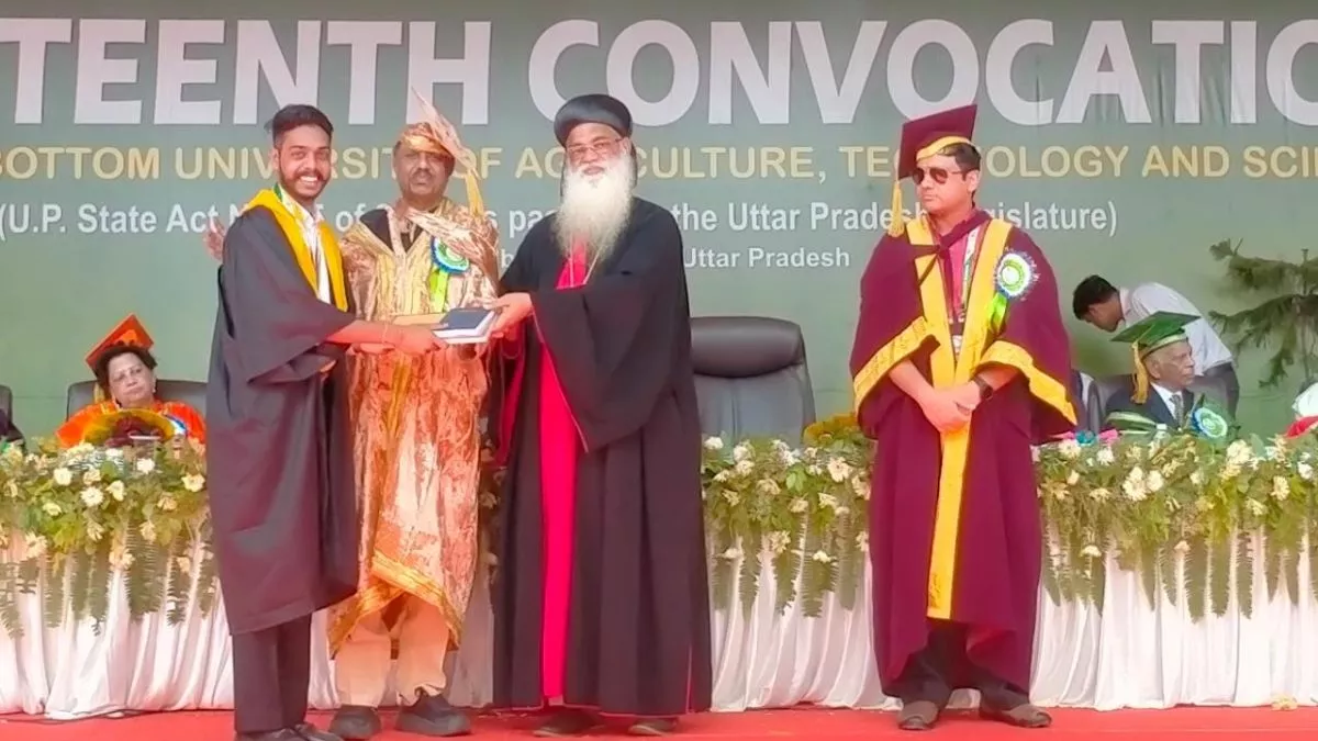 Shuats Convocation Ceremony: सामर्थ्य है तो आज ही काम पूरा करें, कल पर ...